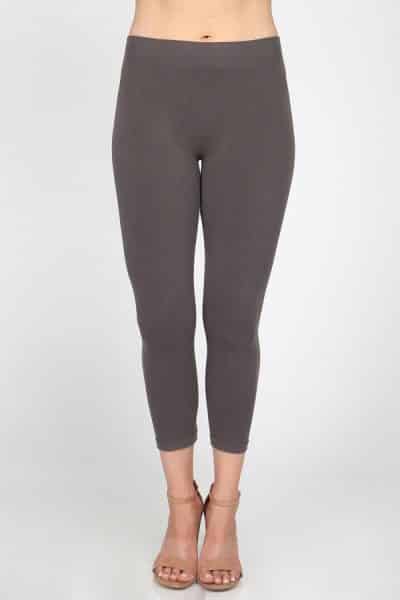 M. Rena Cropped Seamless Rayon Leggings | Dreamcatcher Apparel